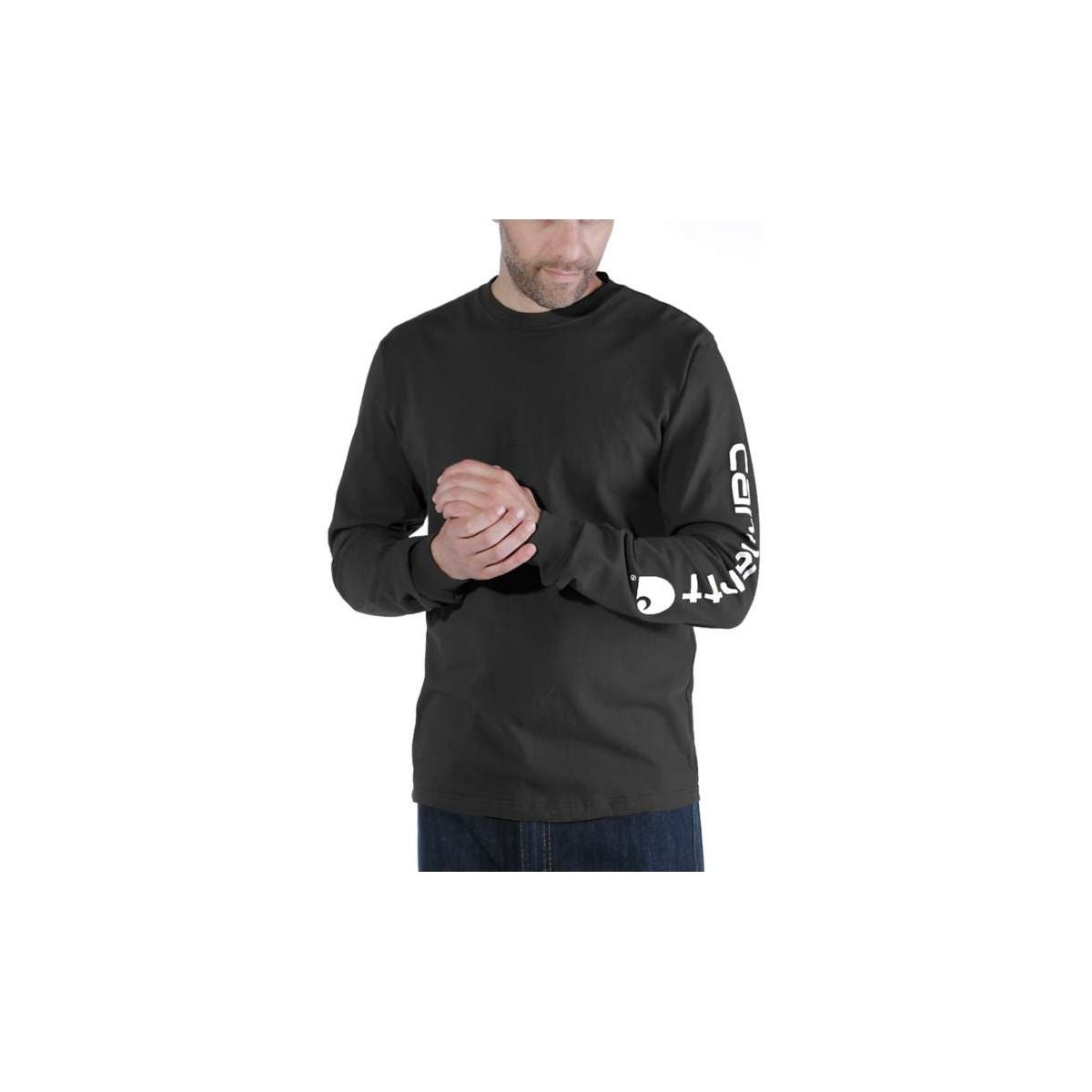 T-shirt manches longues ek231 Noir - Carhartt - Taille S | Leroy Merlin