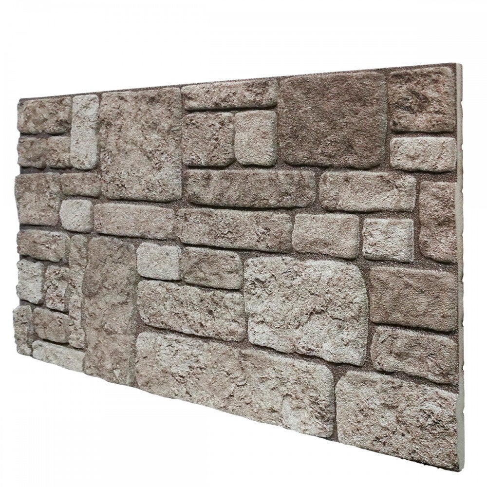 CASTILLO - Panel imitación piedra de EPS resinado de 100x50 cm y 2 cm ...