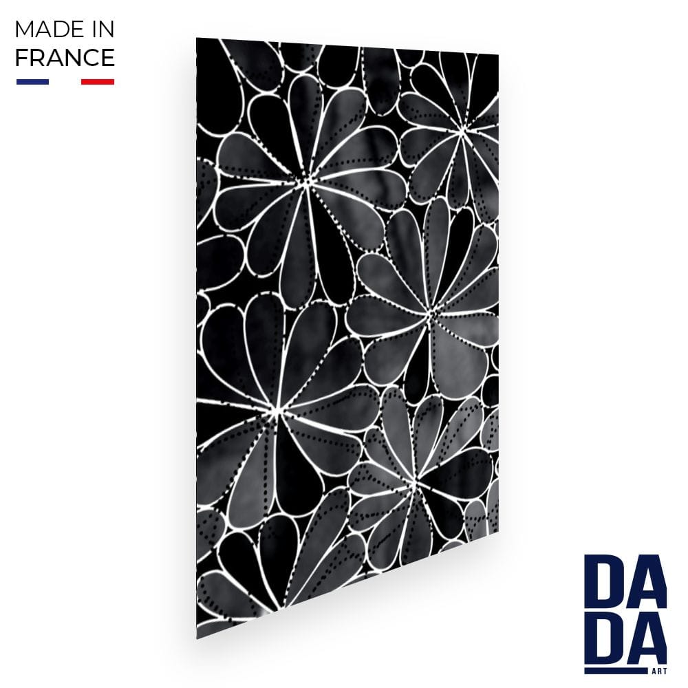 Affiche Fleurs Abstraites 50x70cm Fabriqué En France Dada Art