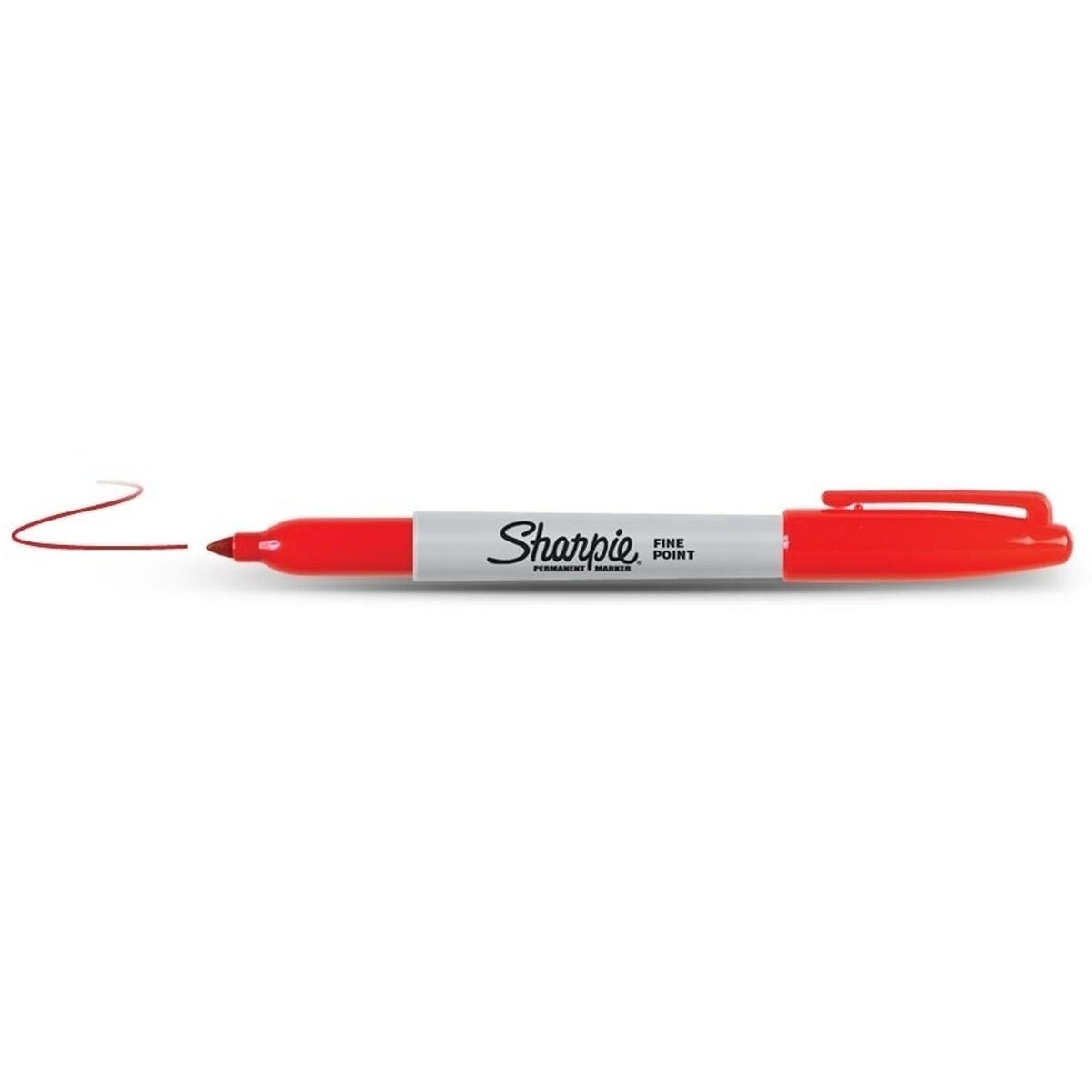 Marqueur permanent Sharpie Fine Point Rouge | Leroy Merlin