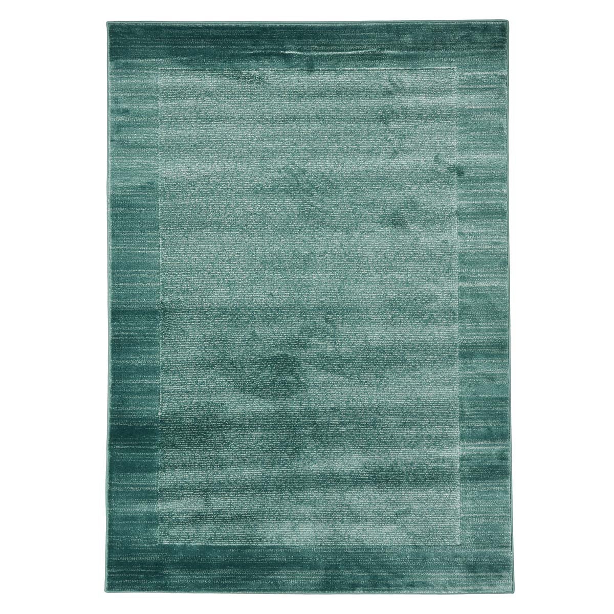 Tapis de couleur unie SIENNA AQUA 80X150 cm | Leroy Merlin