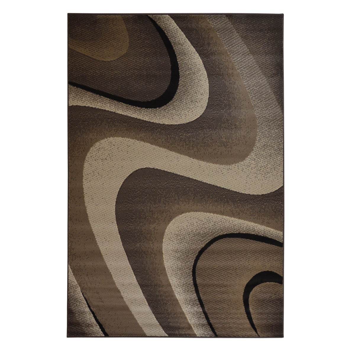Tapis maison moderne ONDA BEIGE 120X170 cm | Leroy Merlin