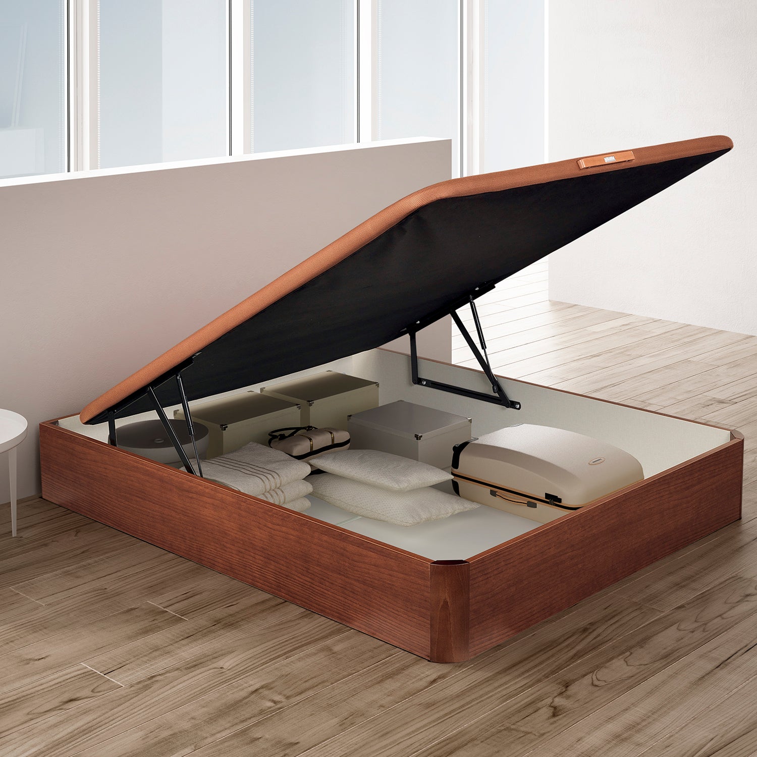 Canapé abatible madera PIKOLIN de alta capacidad y resistencia color ...