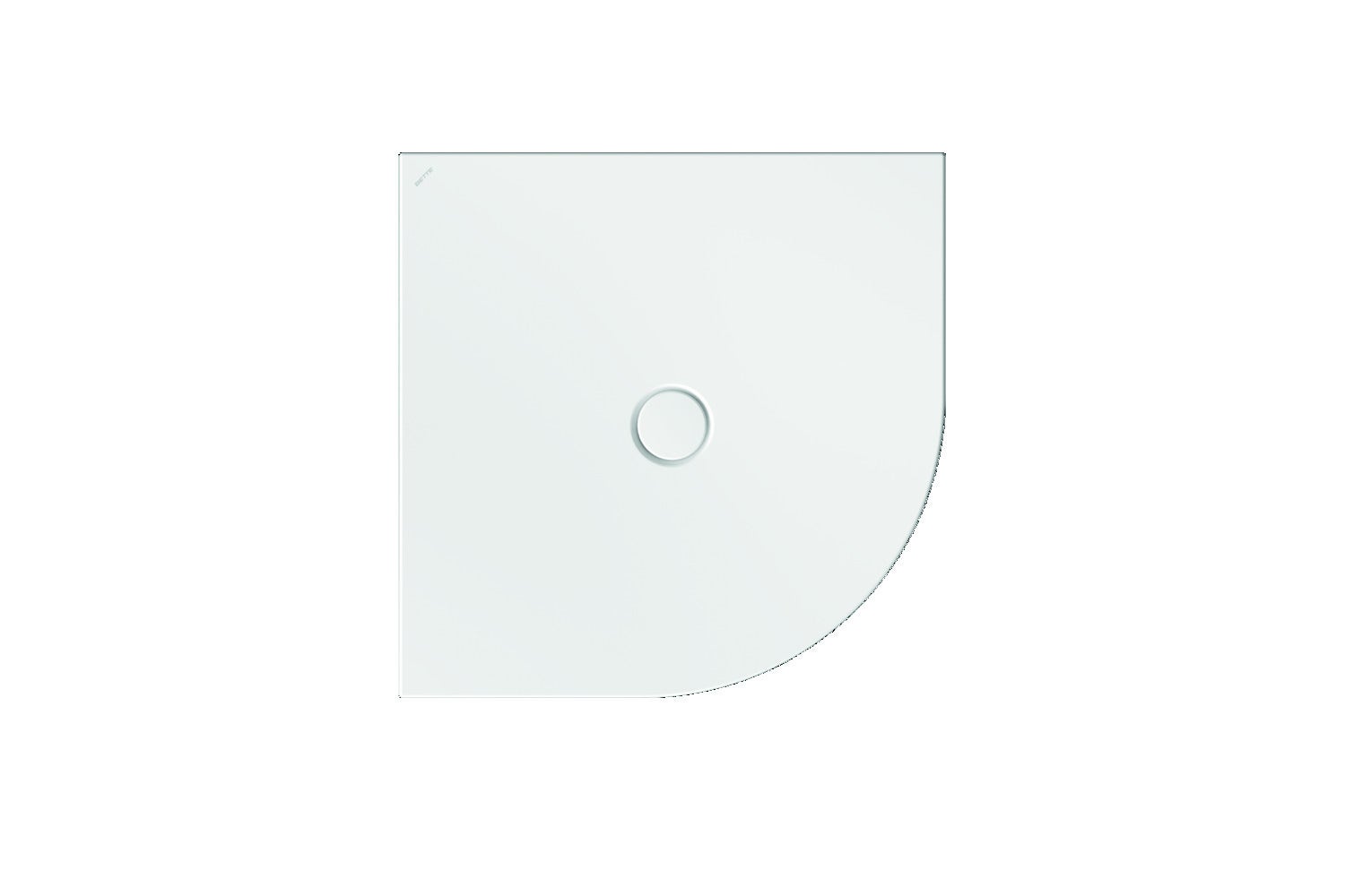 BetteFloor Corner Plato de ducha, radio 500mm, 90x90cm, 5421-434, Color ...