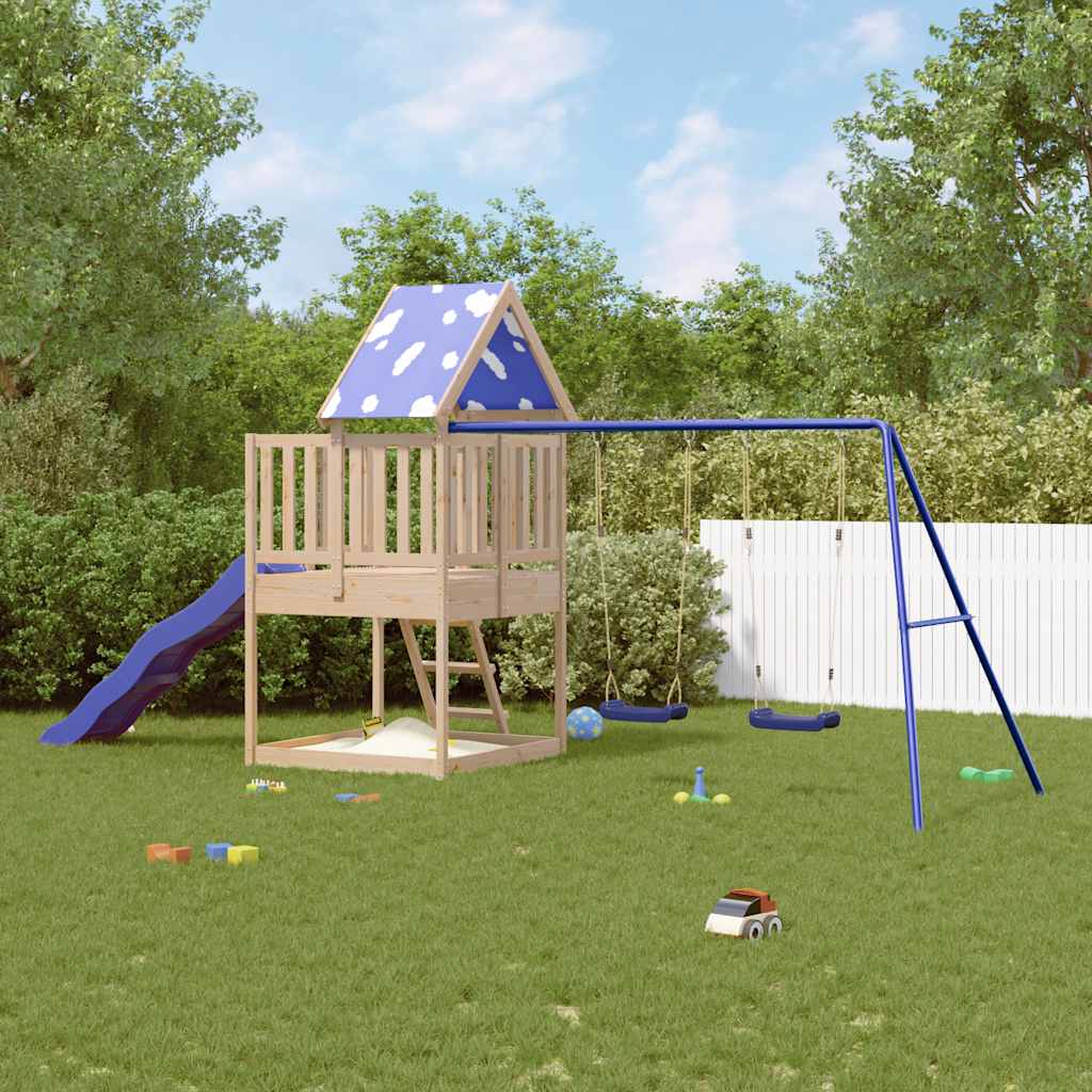 Aire de jeux d'extérieur bois de pin massif | Leroy Merlin