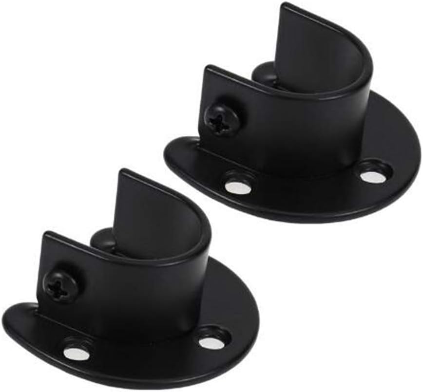 Soportes de pared para barra de ropa, soporte para barra de cortina ...