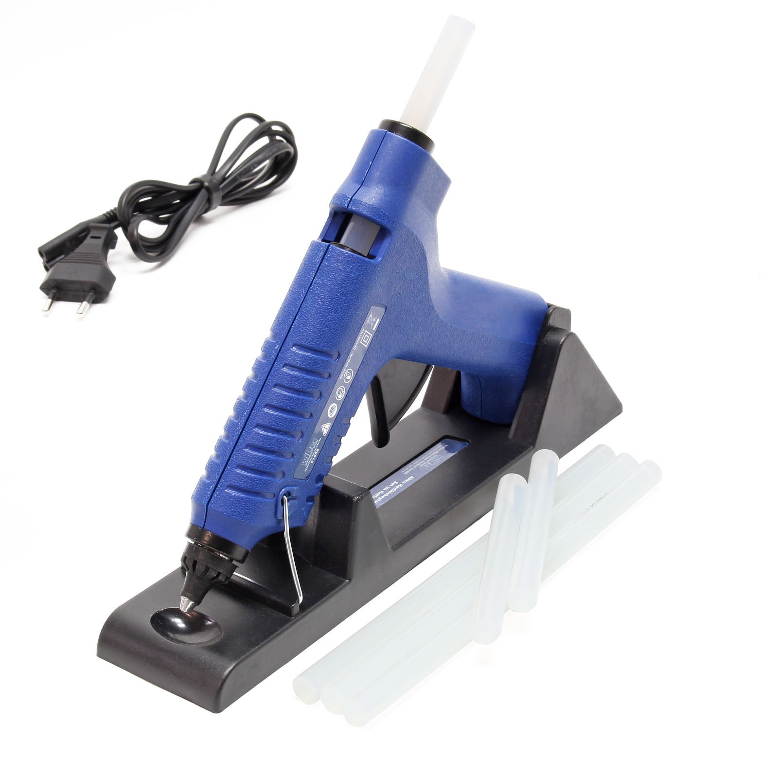 Set de pistola termo encoladora 80W en maletín, con cartuchos de ...