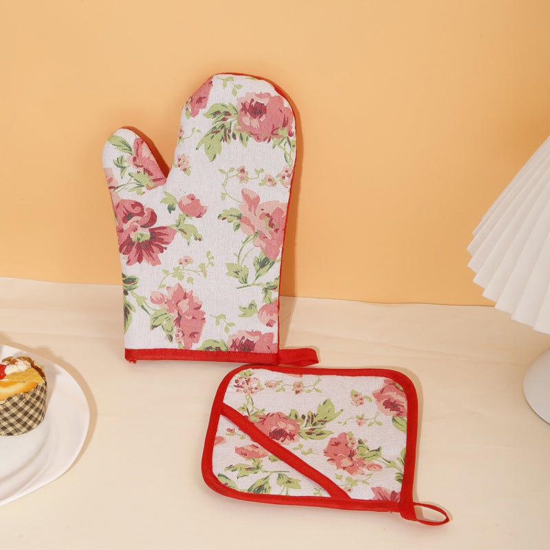 Un ensemble composé d'un gant résistant à la chaleur et d'une housse de ...