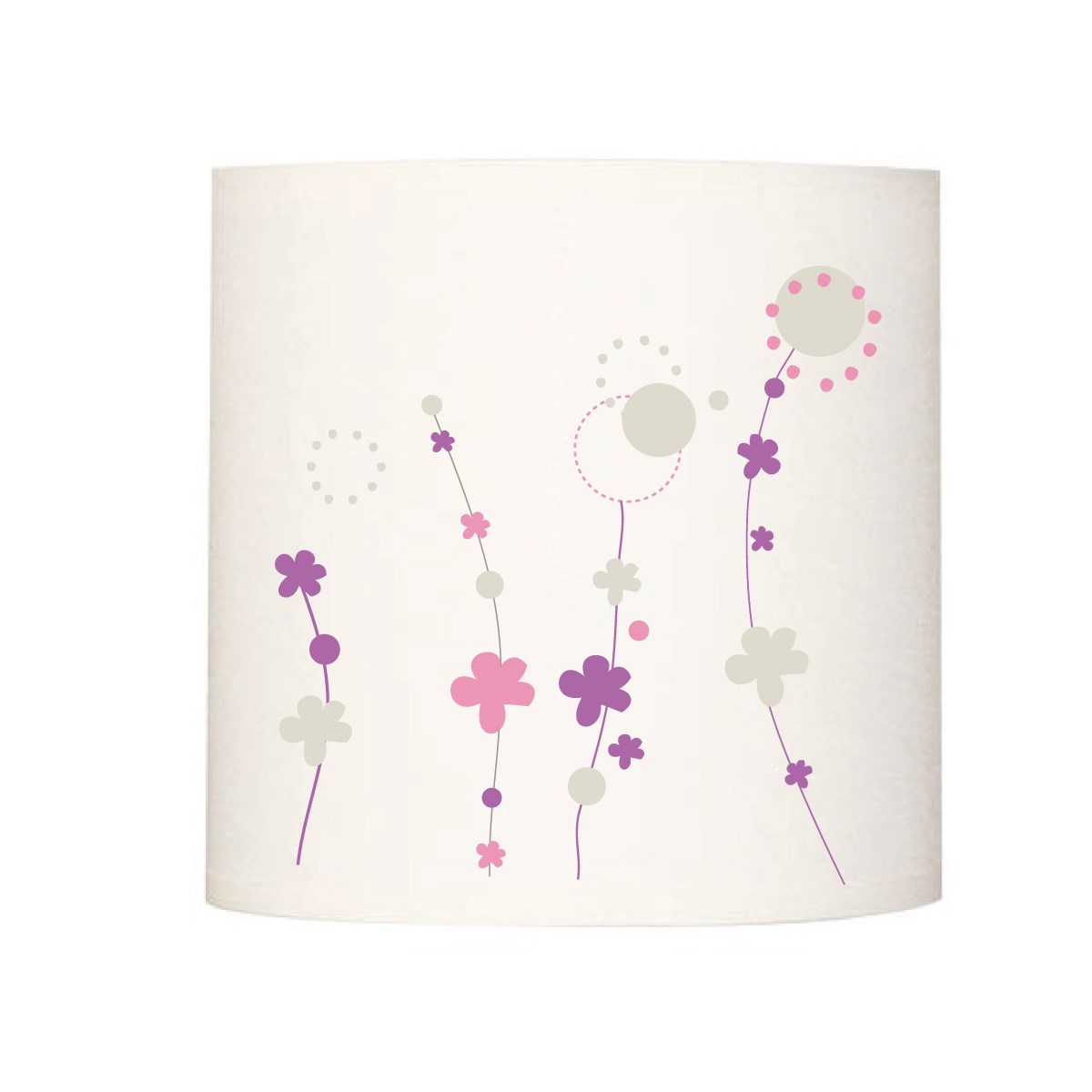 Applique FLORAL violet Diam. 25 cm Lilipouce | Leroy Merlin