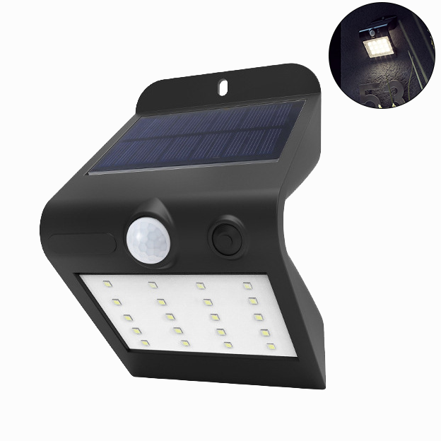 Aplique solar de pared con sensor de movimiento, luz solar LED para ...