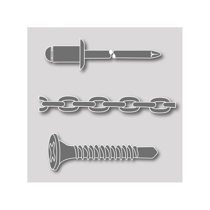 Cornière de panneau perforé 80x80x60x2.5 mm (Par 20) | Leroy Merlin