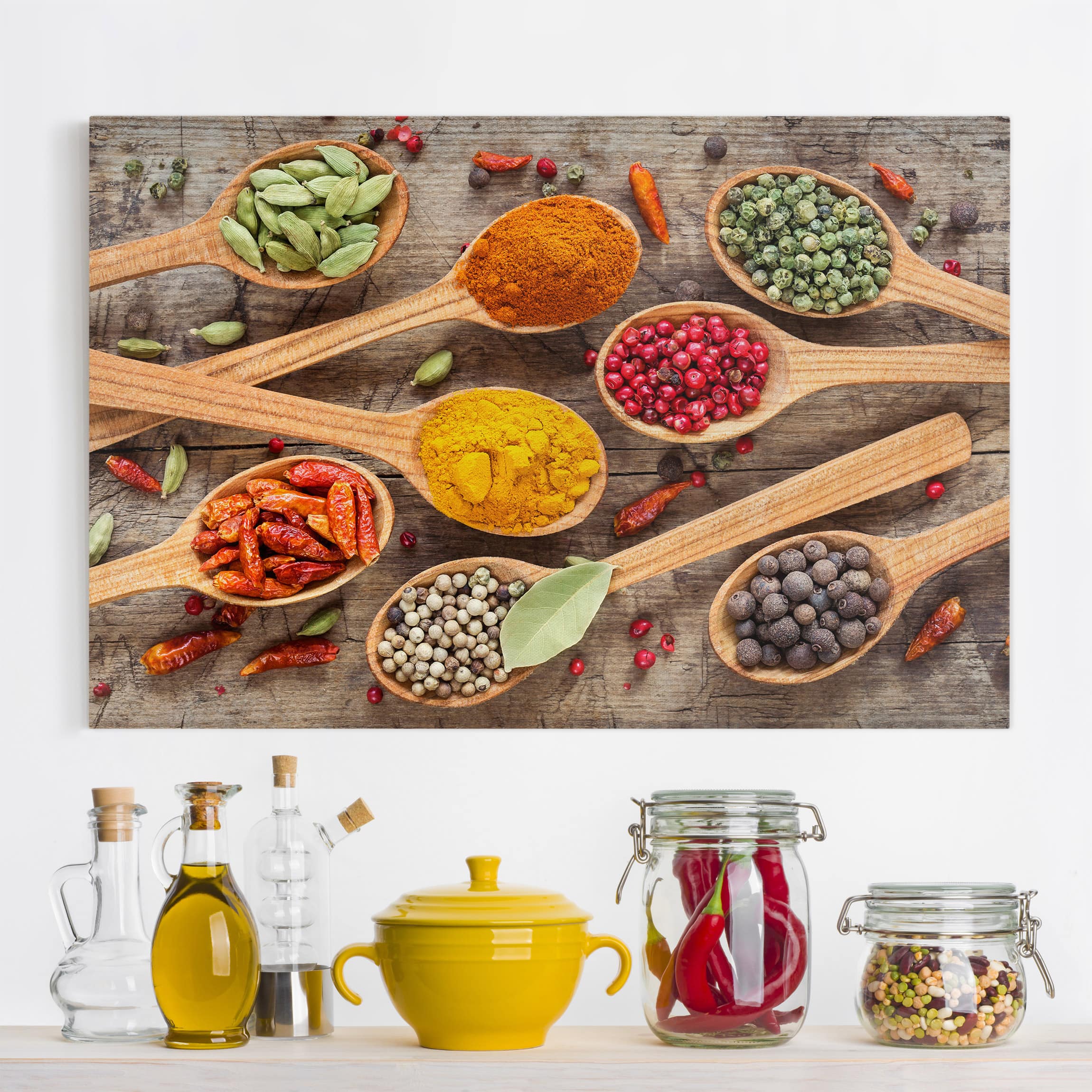Impression sur toile tableau sur toile châssis orange culinaire épices ... Impression sur toile tableau sur toile châssis orange culinaire épices ...