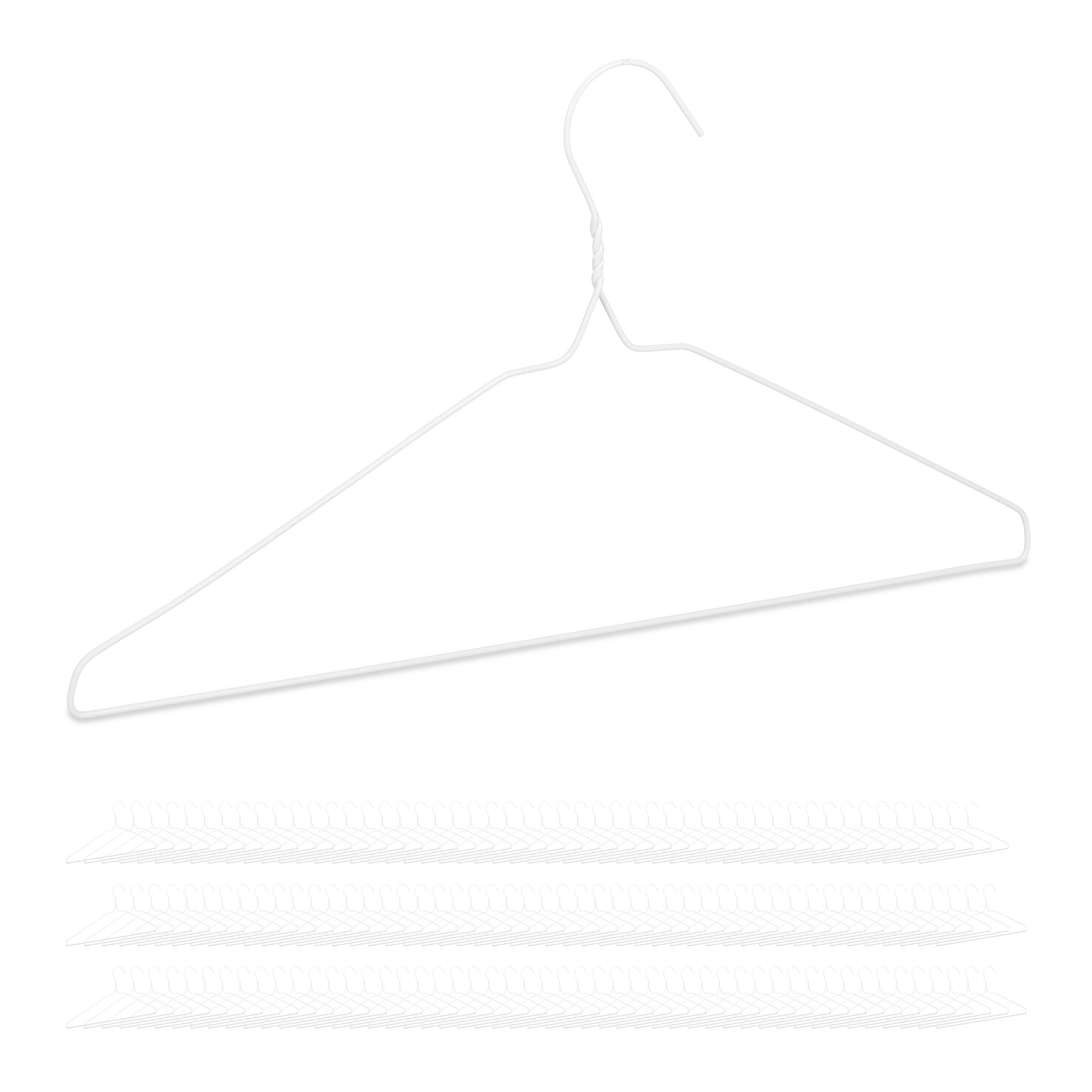 Cintres en métal, lot de 150, cintre traverse pantalon jupe, peu ...