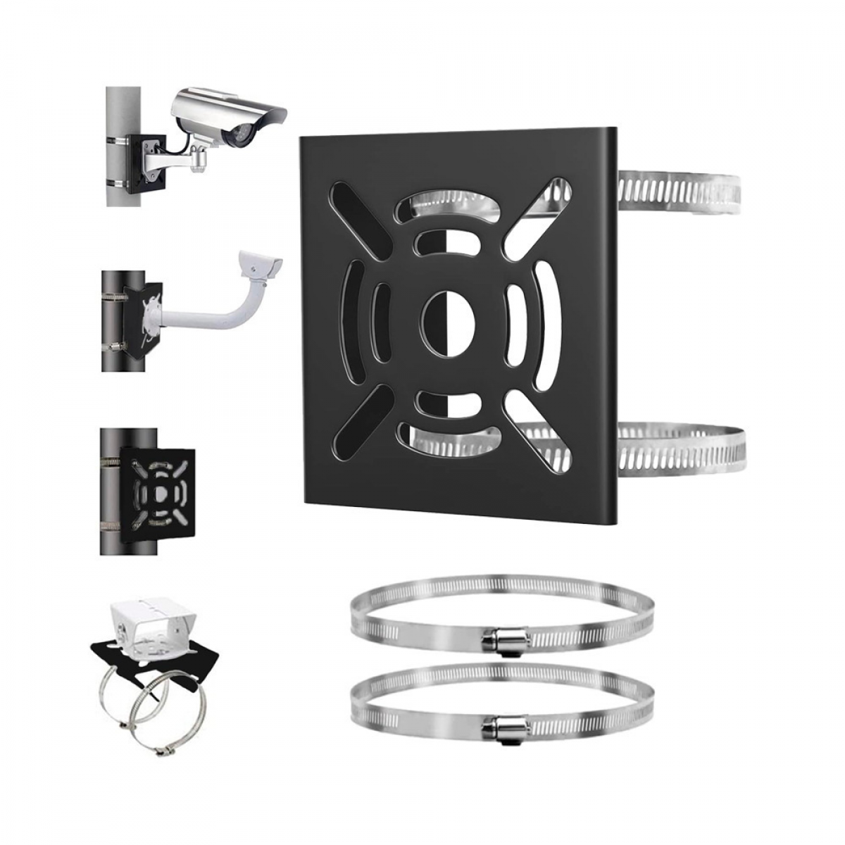 Support de caméra de sécurité vertical universel, support d'angle en ...