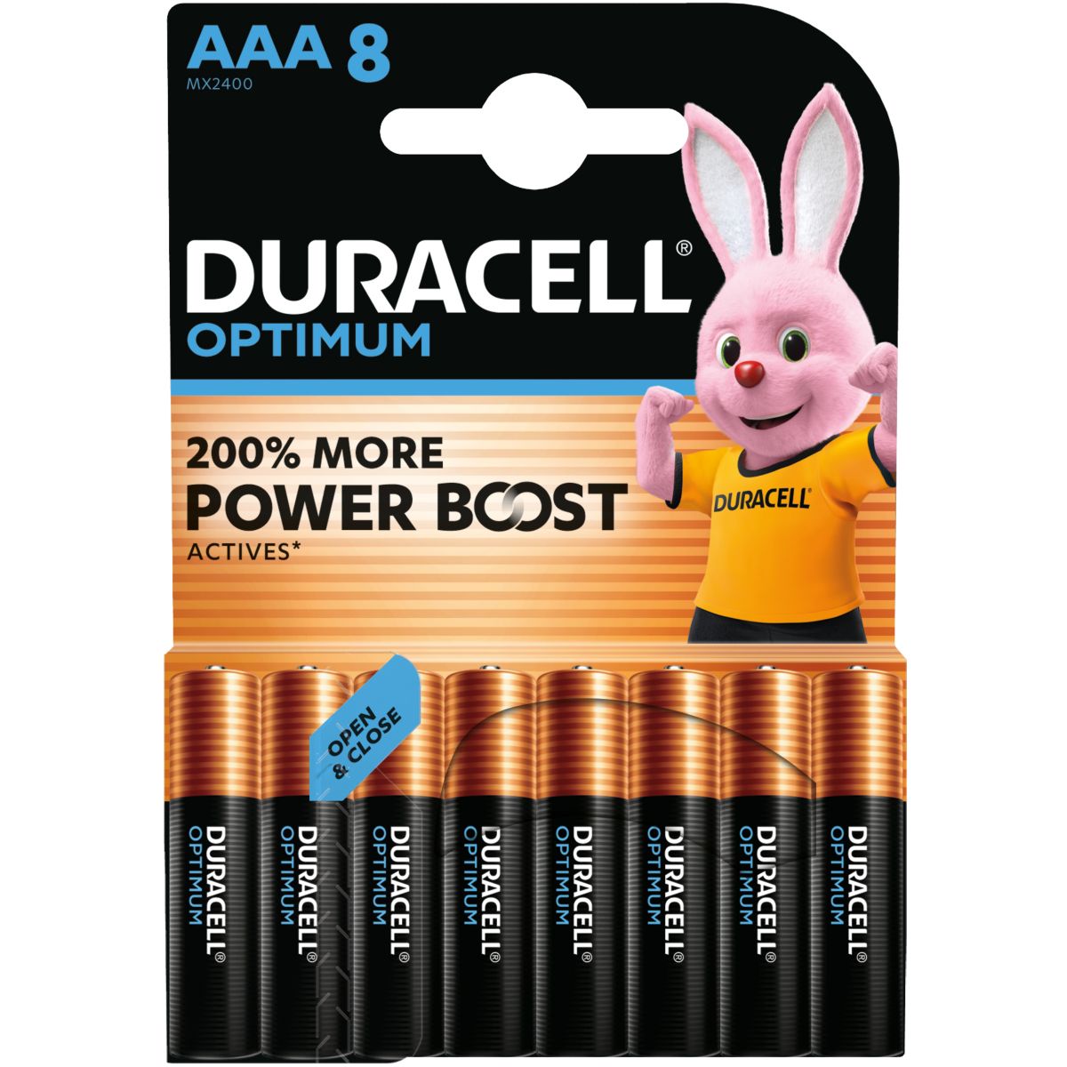 Pile DURACELL OPTIMUM AAA x8 | Leroy Merlin