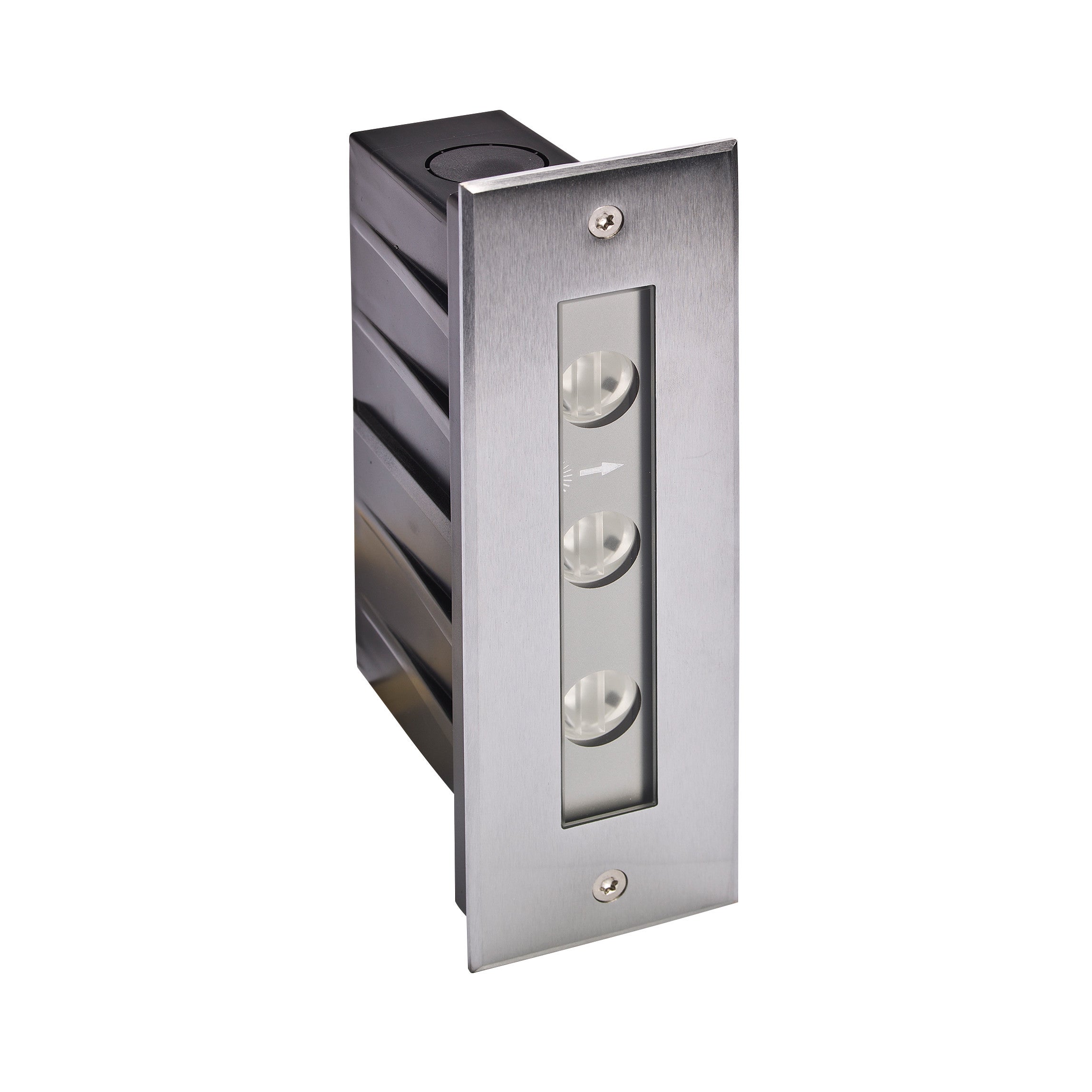 Encastré de sol extérieur ZEPH 4.1 24V rectangle inox 4000K 575lm 3x2W ...