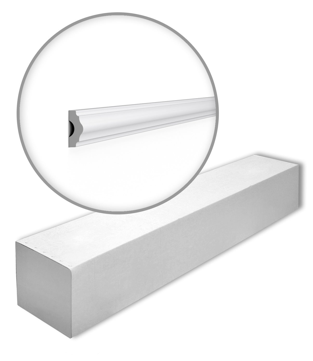 Cimaise NMC WL3-box WALLSTYL 1 carton 48 pièces Moulure décorative ...