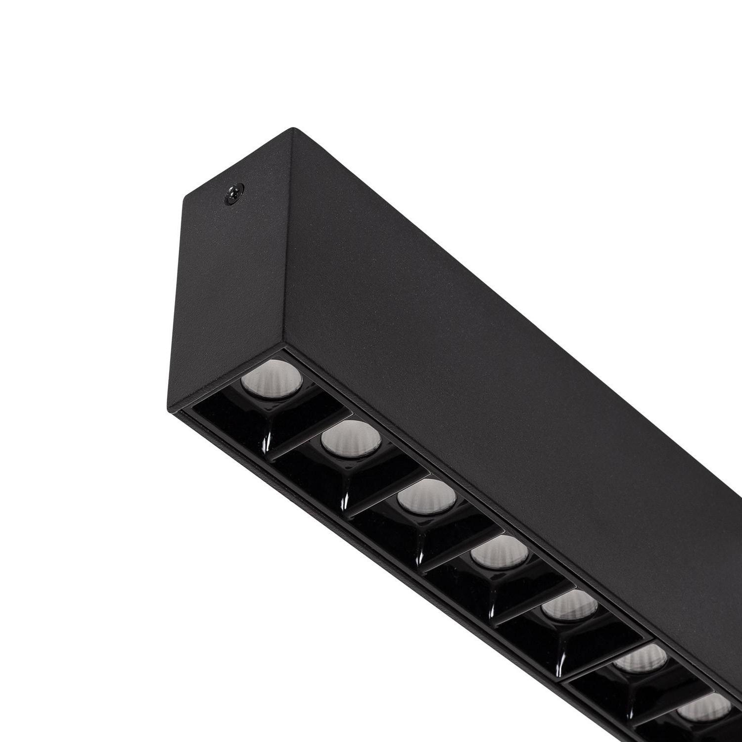 Spot Linéaire Optic LED en Saillie 400mm 24W CRI90 (UGR16) Blanc Neutre 4000K | Leroy Merlin