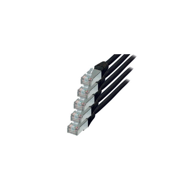 S-conn cat.6 s/ftp 1 m c ble r seau noir cat6 s/ftp (s-stp) | Leroy Merlin