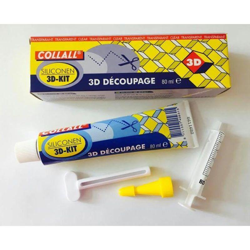 Colle silicone et accessoires pour technique 3D - 80 ml - Graine ...