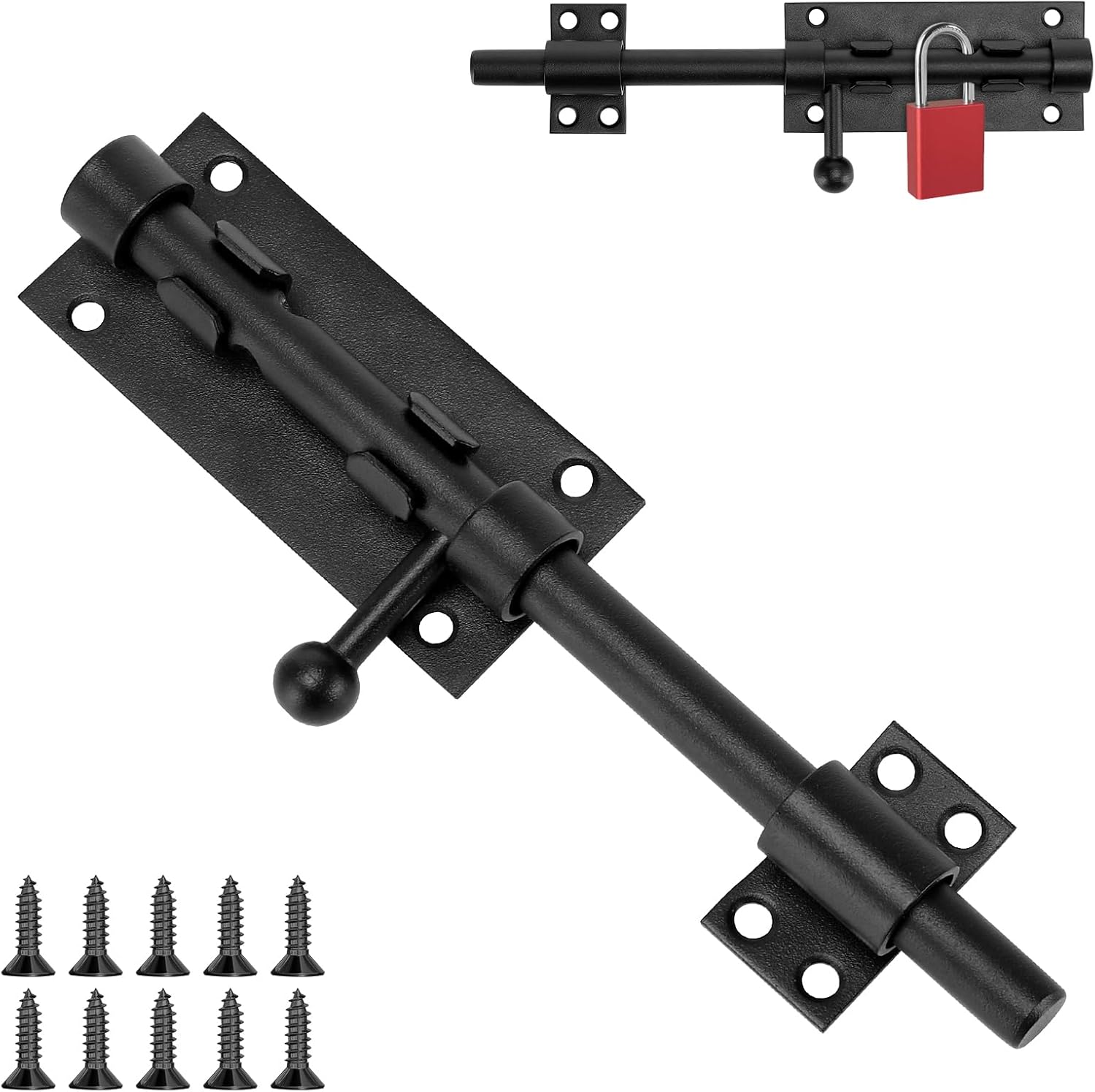 Serrure de porte extérieure, serrure de porte intérieure 200 mm ...