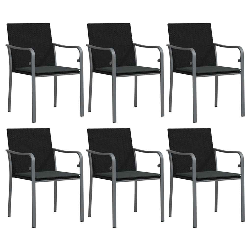 Lot de 6 Chaises de jardin | Siège de Terrasse | Chaise d'extérieur ...