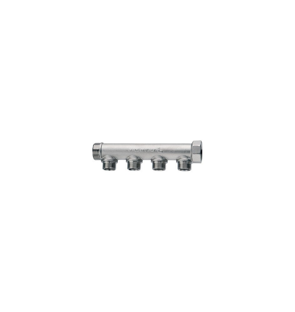 COLLECTEUR DE DISTRIBUTION MODULAIRE NICKELÉ 3/4" x 2 1/2 sorties ...