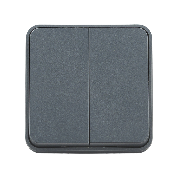 DEBFLEX - CYKLONE IP55 Va et Vient Double Anthracite - 730423 | Leroy ...