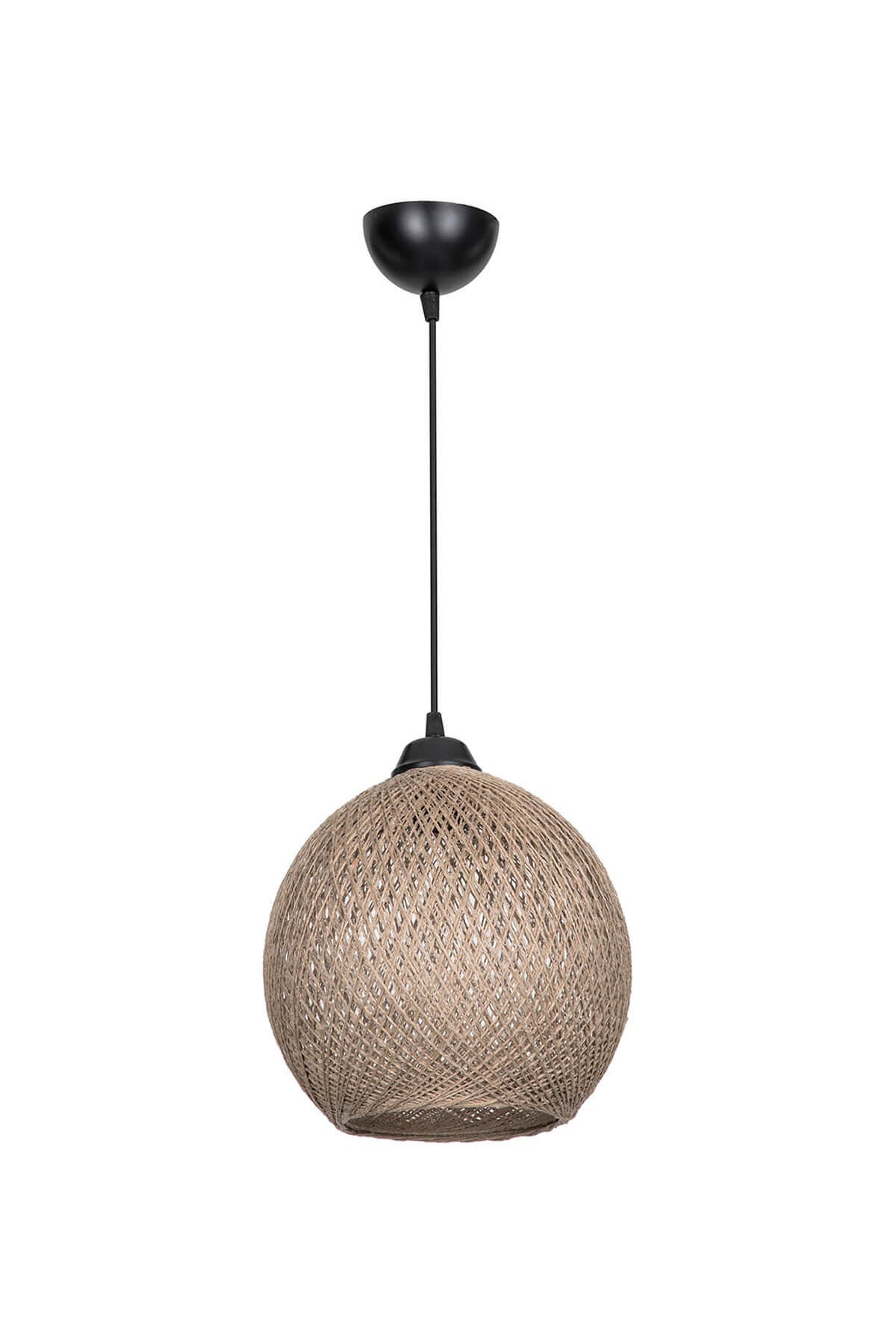 Yumak Lustre, Brun, Métal et plastique, E27, IP40, 22x22x65cm, LUMILUX | Leroy Merlin