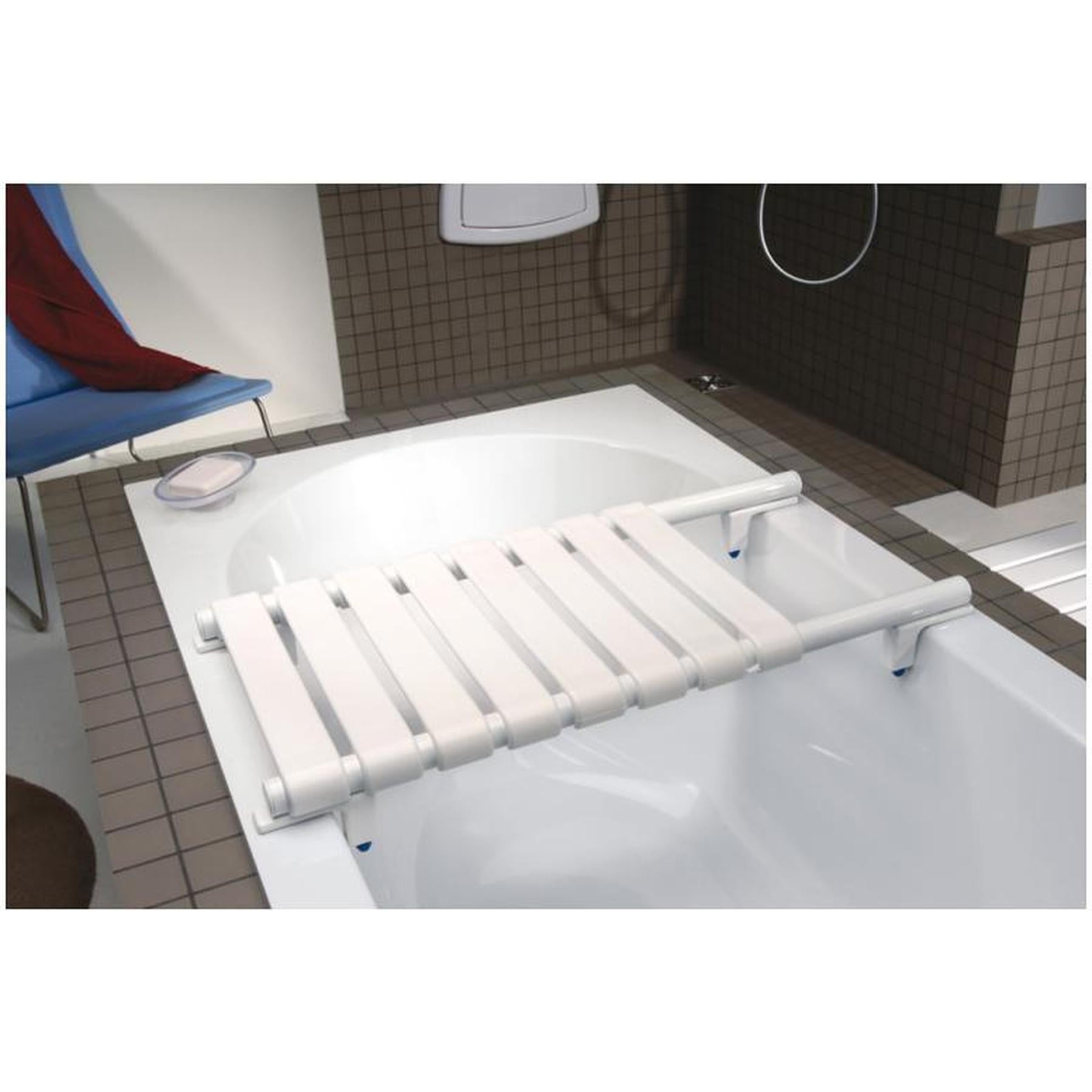 Vasca da bagno regolabile PRO PELLET tubo in alluminio bianco Ø 30 mm 8 ...