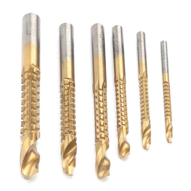 6Pcs Foret en dents de scie, Outil de perçage multipurpose pour ...