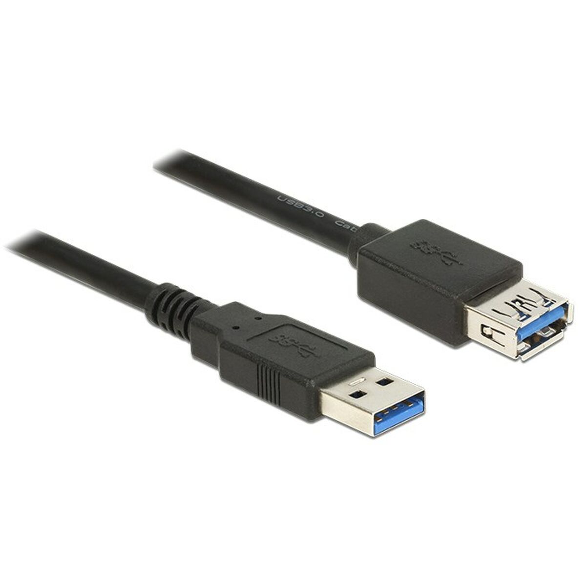 Câble Rallonge à USB DELOCK 85058 Noir 5 m | Leroy Merlin