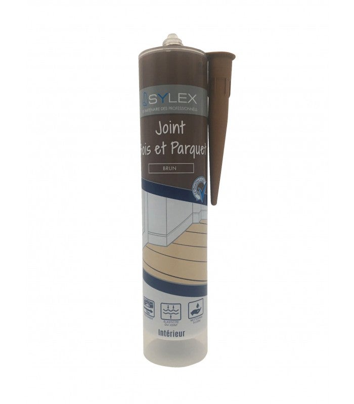 Mastic joint de finition bois et parquet Sylex (Brun) | Leroy Merlin