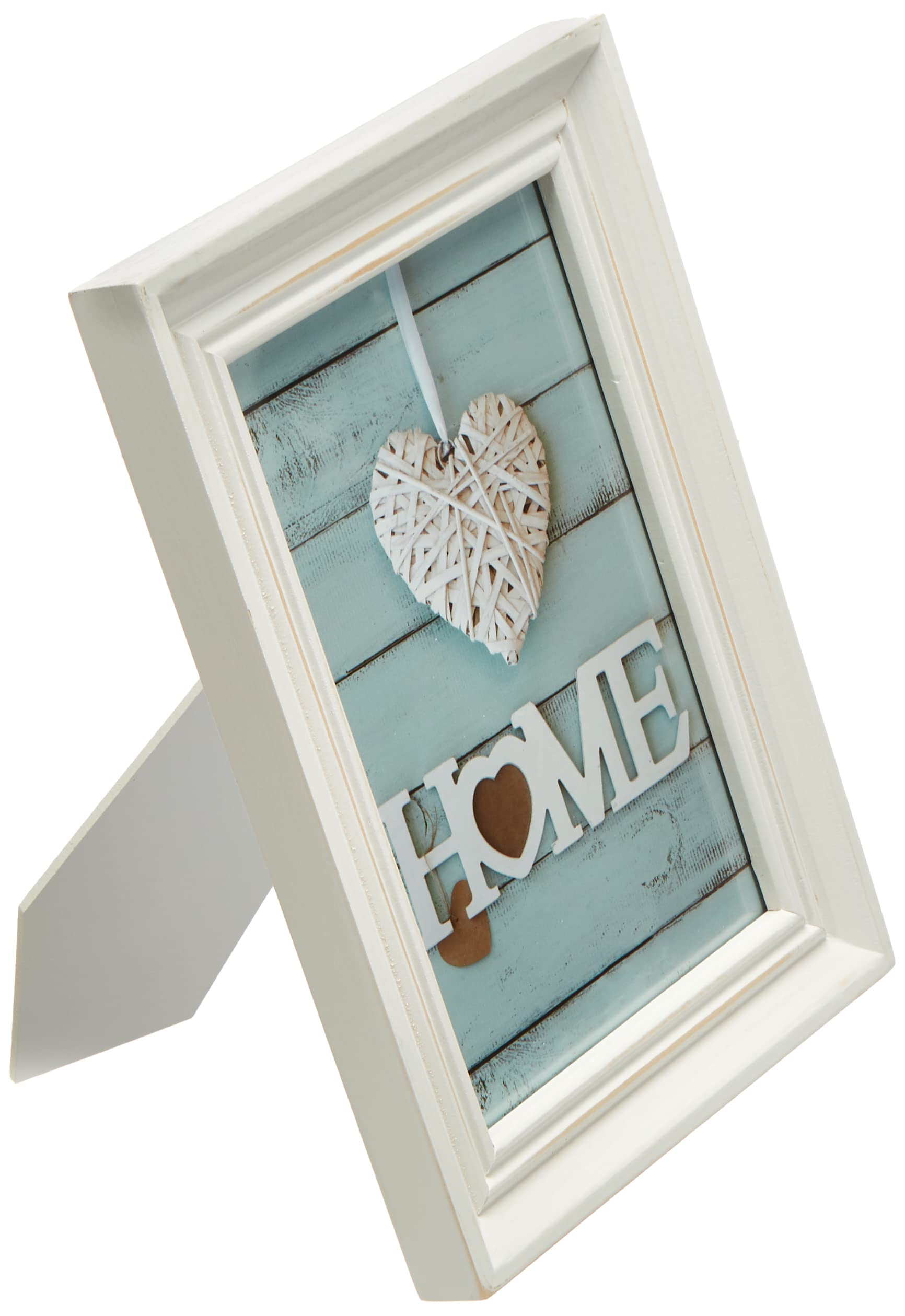 Cadre photo - Blanc - Format photo 13x18cm - Format cadre 17x22 - Bois ...