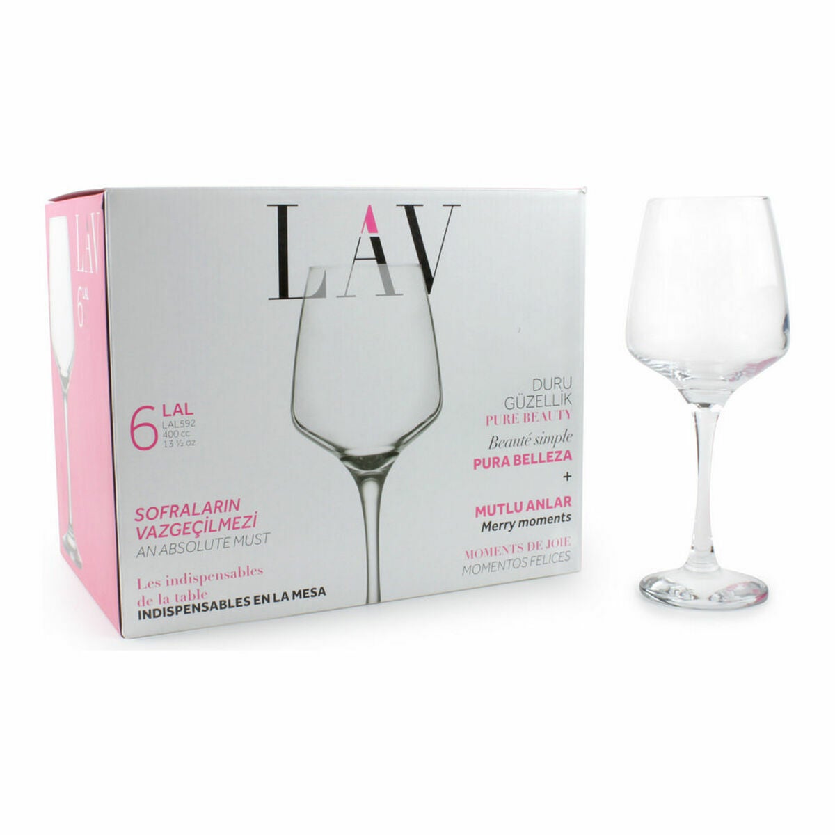 Set de Verres LAV LAL 400 cc (6 pcs) | Leroy Merlin