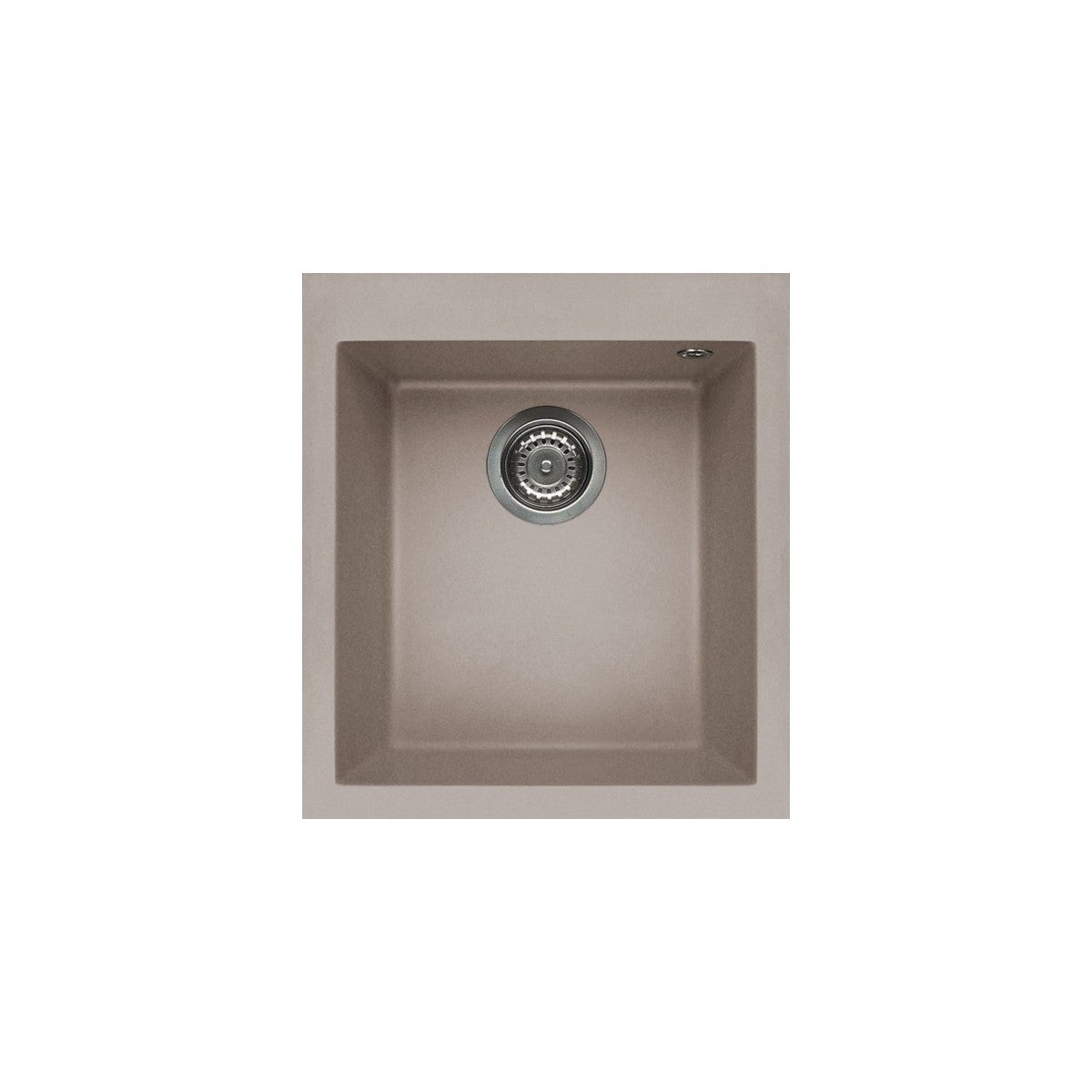 Elleci Quadra 100 G43 Evier à poser Rectangulaire Granitek | Leroy Merlin