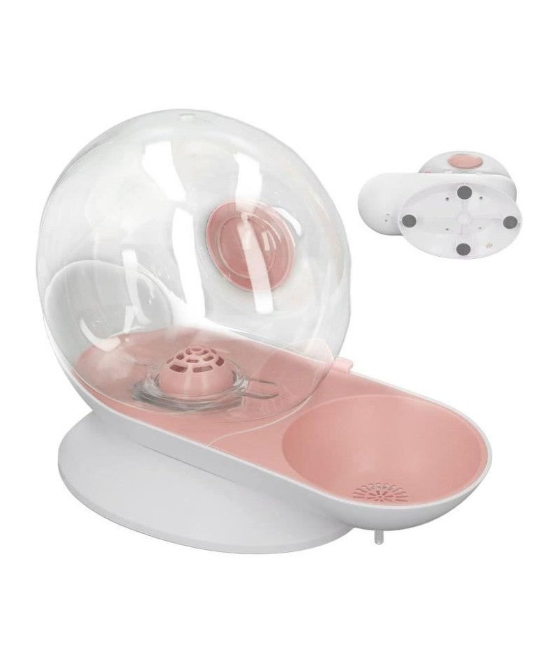 Distributeur d'eau avec filtre - Mpets - SNAIL - 2800 ml - Blanc, Rose ...