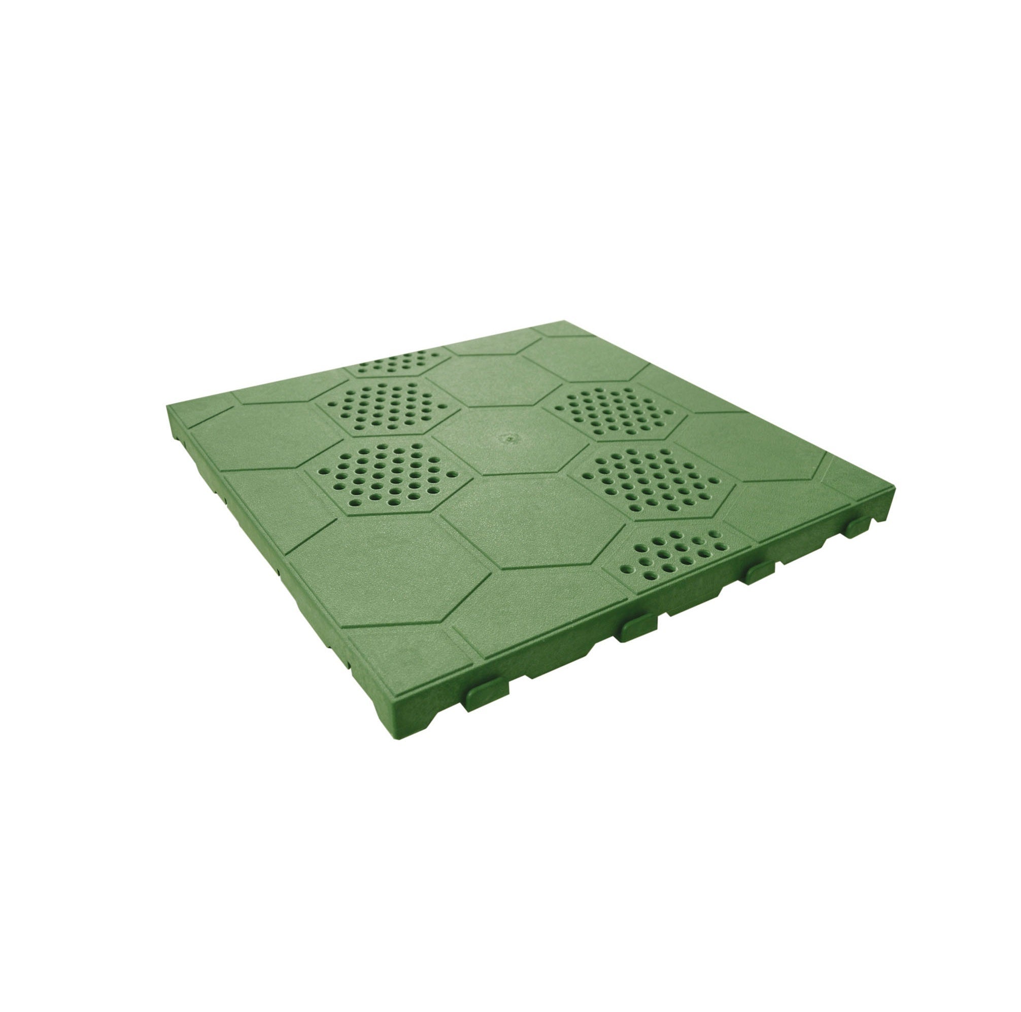 Tarima modular EASY 40x40 para exterior - COLOR Verde | Leroy Merlin