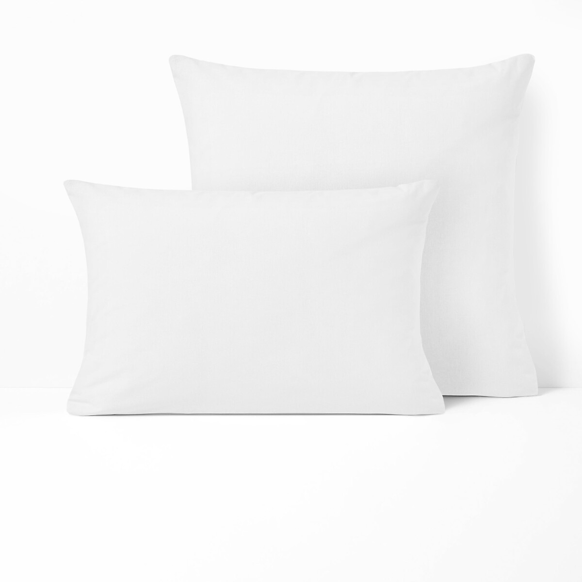 Taie d'oreiller unie coton, Scenario - Blanc - 50 x 70 cm | Leroy Merlin