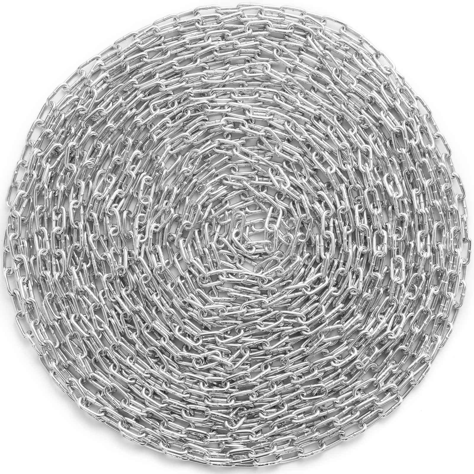 Chaîne Acier Carbone Galvanisé VEVOR 3/16" x 100',Charge de 1100 lb ...