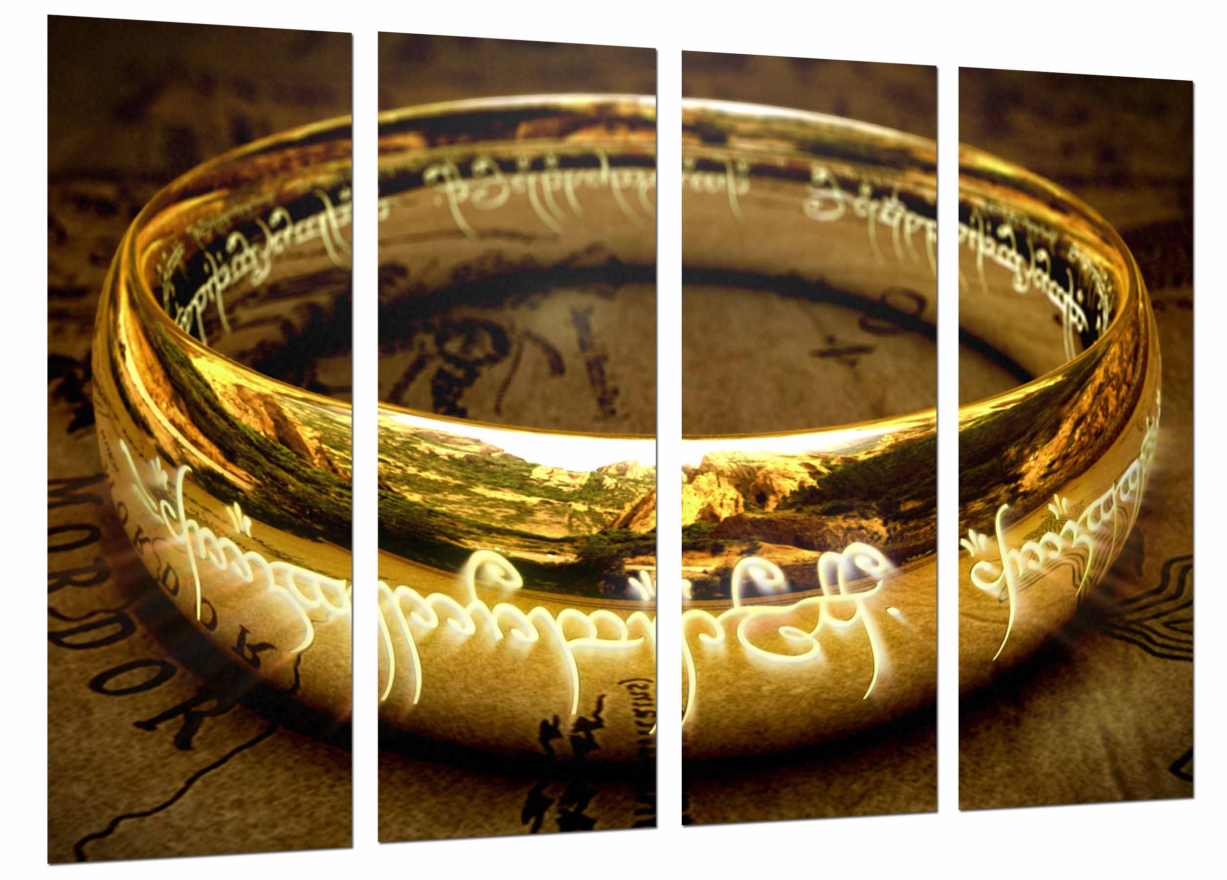 Set de posters El anillo de poder, El Señor De Los Anillos, impresión ...