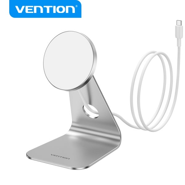 Base de carga Inalámbrica/ MagSafe Vention FGHIF/ 1m/ 15W/ Plateado ...