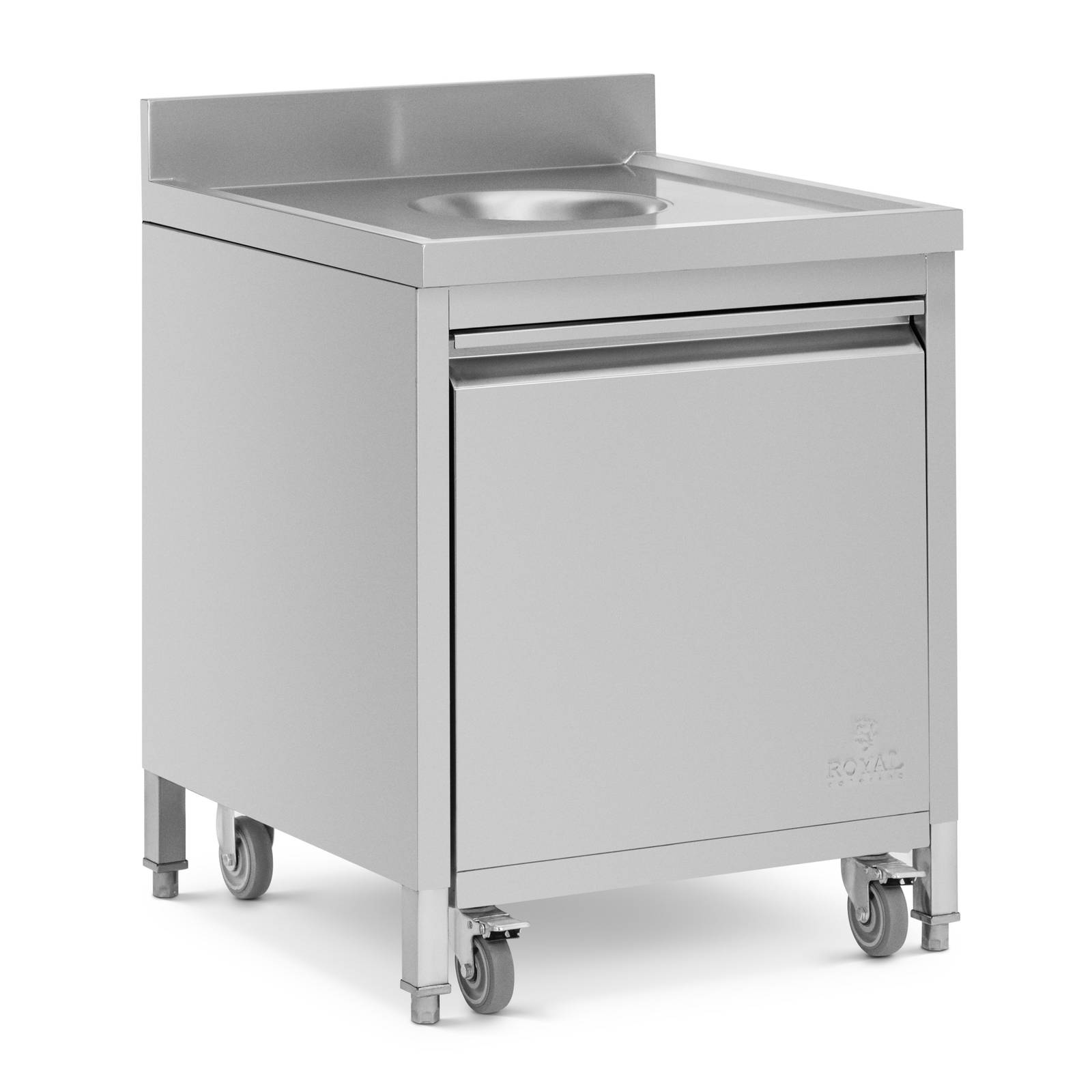 Poubelle avec caisson mobile - 50 l - Large ouverture - Ouverture ...