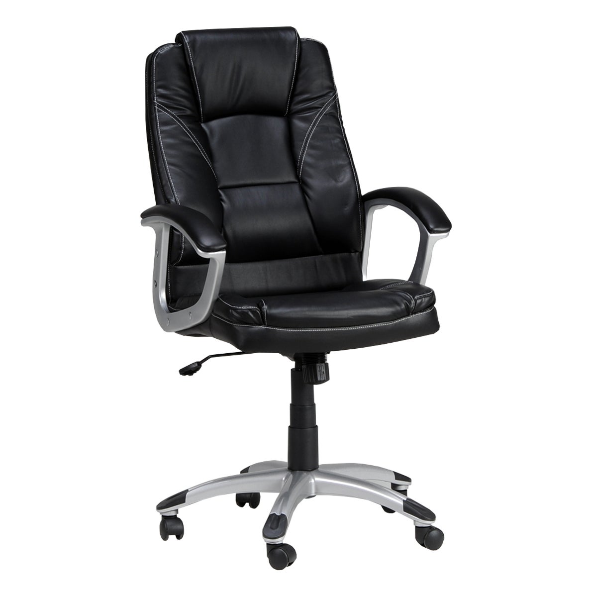 Fauteuil de Bureau Austin Noir | Leroy Merlin