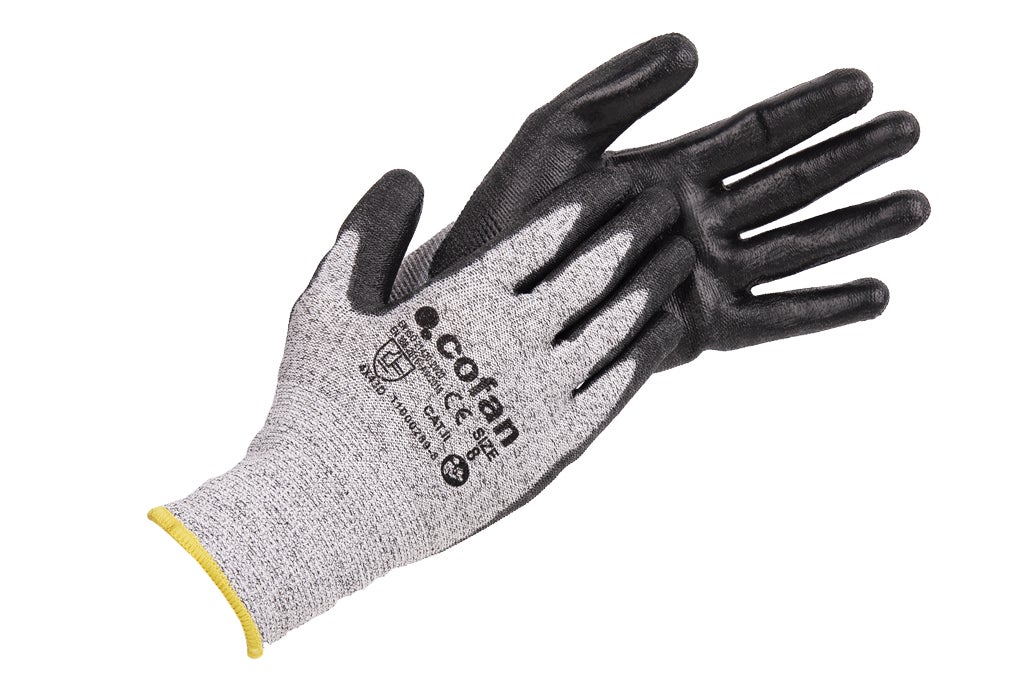 Cofan Guantes anticorte ultraligeros | Nivel D | HPPE + Recubrimiento ...