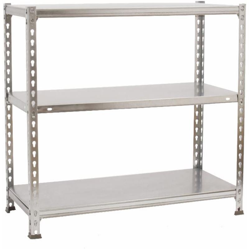 Étagère métallique Simon Rack sans vis galvanisée couleur 3 étagères ...
