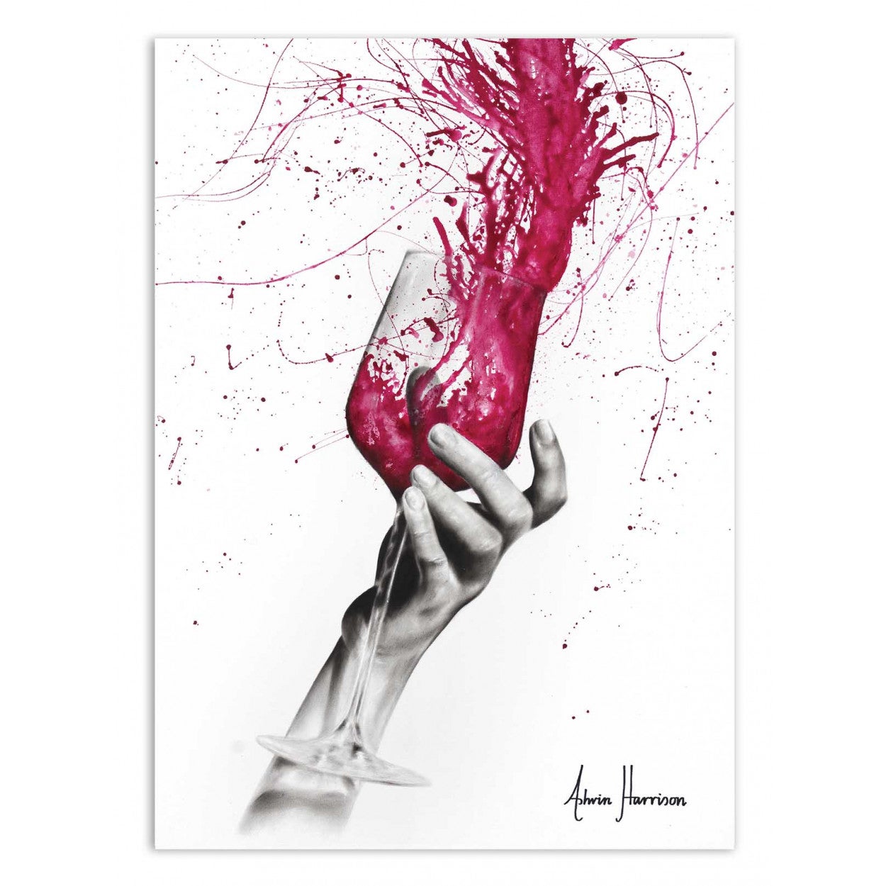 Art-Poster - Wine night - Ashvin Harrison - 50 x 70 cm | Leroy Merlin