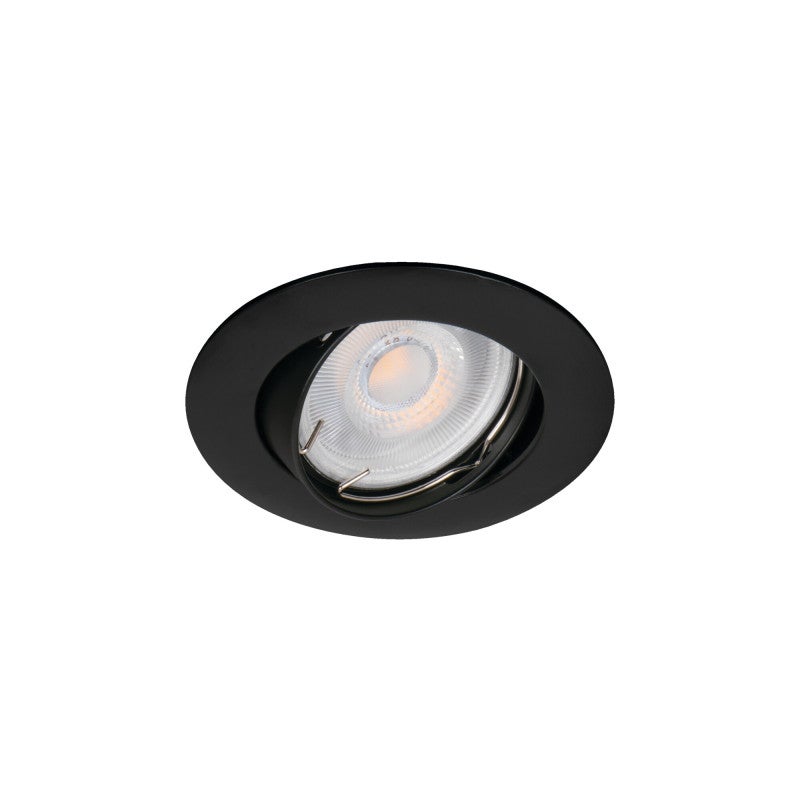 Placa rectificada de techo – aluminio negro mate – Ø82mm – ajustable ...
