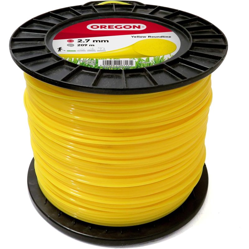 Hilo para desbrozadora Redondo Nylon Amarillo ø 2.7mm/209m Oregon 69-383-Y | Leroy Merlin