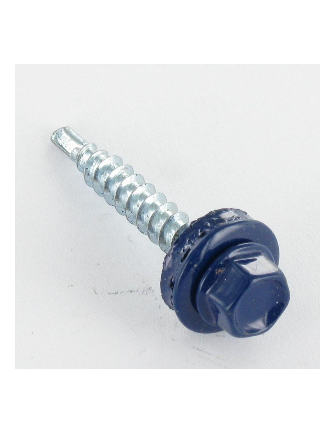 Vis autoperceuse Tête hexagonale TH 4.8X35 Rondelle d"étanchéite avec joint néoprene EPDM Acier ...